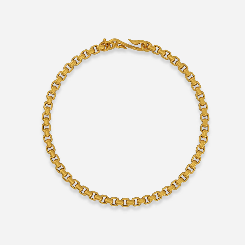 Shop Narrow box bracelet - Gold 24k | 7879